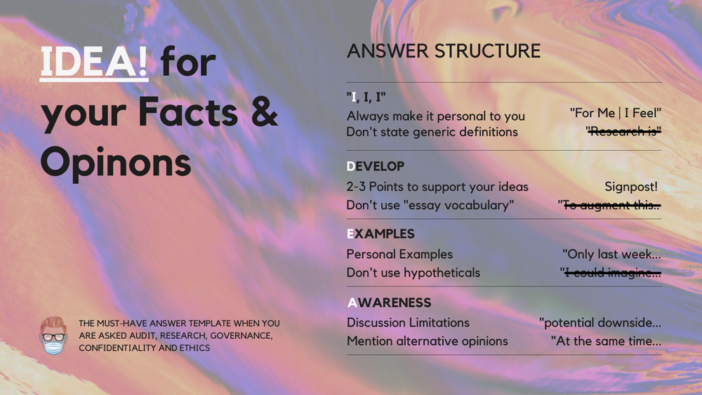 IDEA! Answer Template