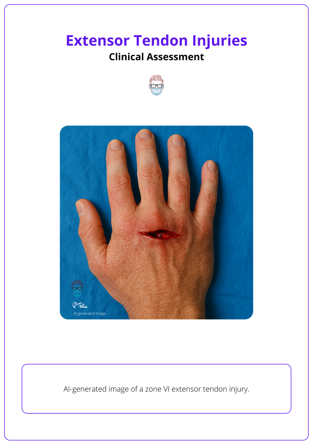 Extensor Tendon Injuries: Anatomy, Clinical Assessment, & Management