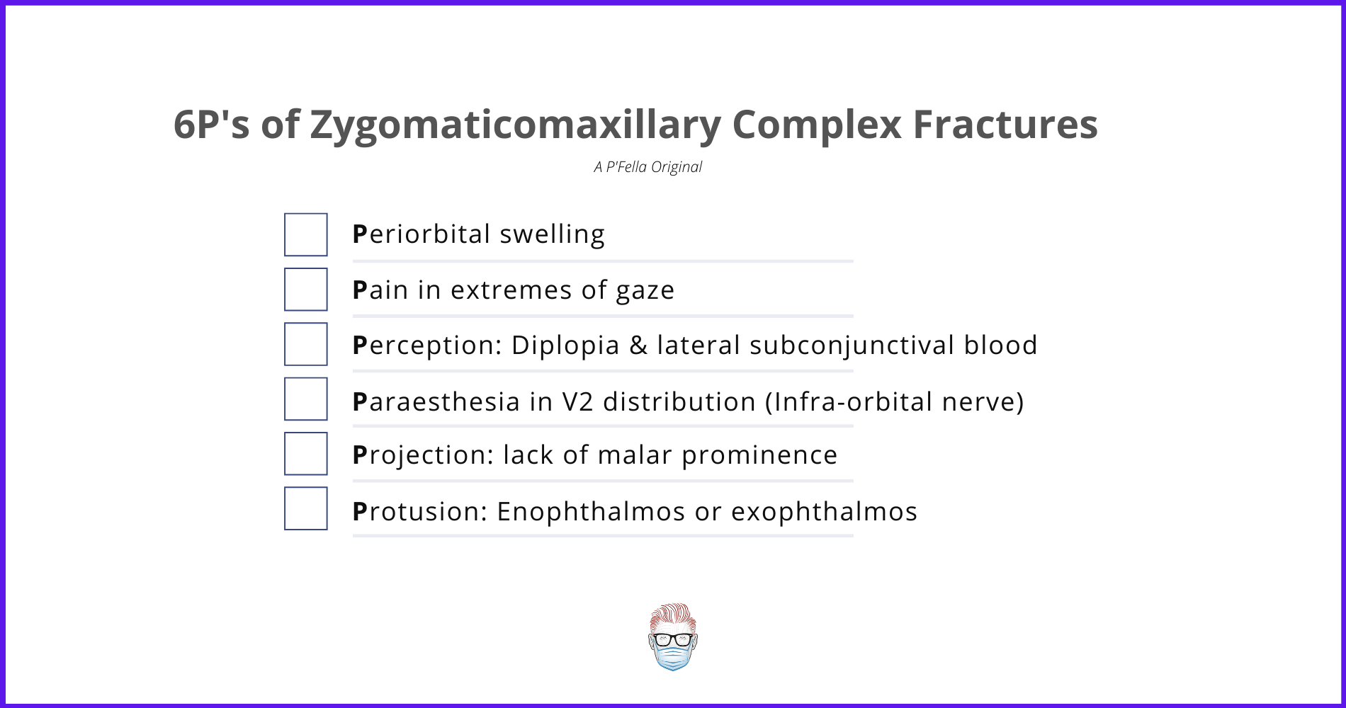 Zygomaticomaxillary complex (ZMC) fractures