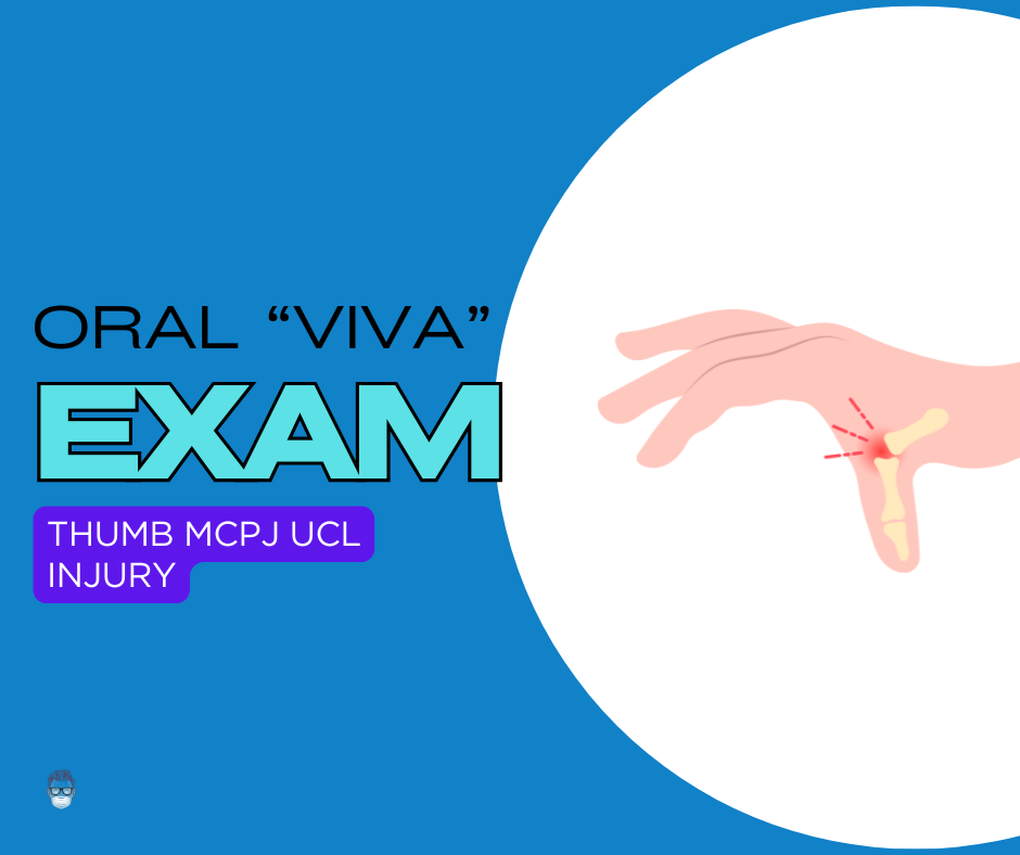 Thumb MCPJ UCL Injury - Clinical Scenario