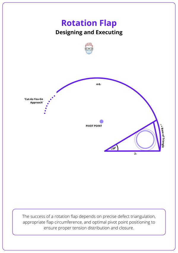 Rotation Flap: Design Principles, Complications, & Flap Modifications