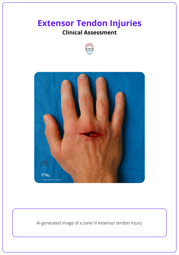 Extensor Tendon Injuries: Anatomy, Clinical Assessment, & Management