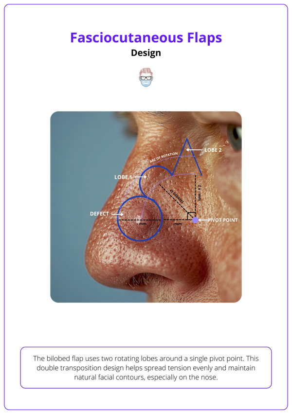 Bilobed Flaps: Indications, Flap Design, & Complications